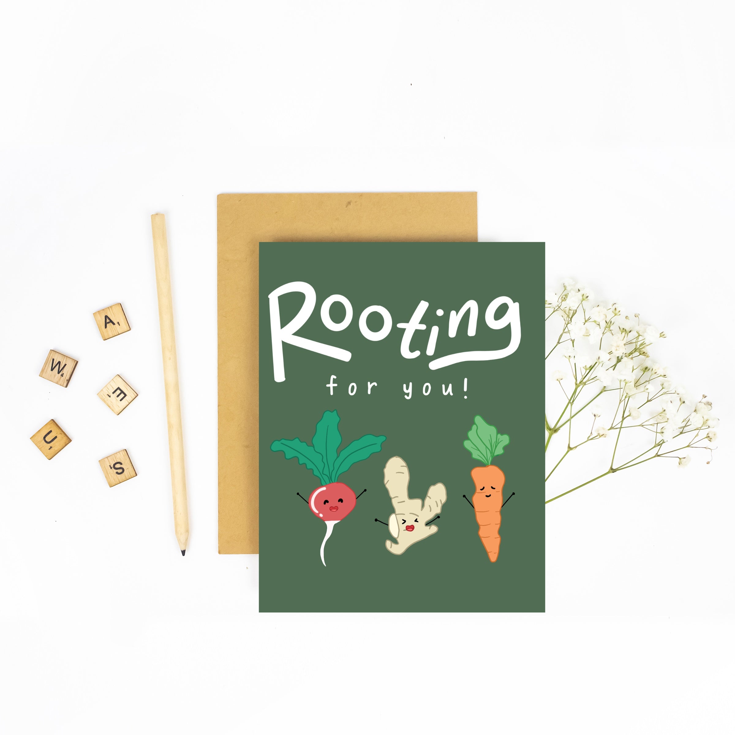 Rooting for You - Encouragement/Congrats Card – Milky and Co. Studios