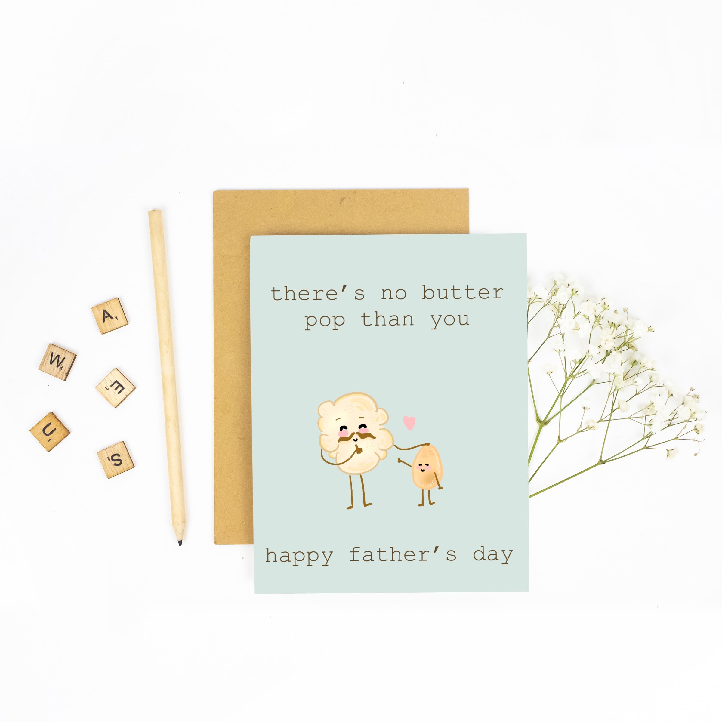 There's No Butter Pop Than You - Father's Day Card – Milky and Co. Studios