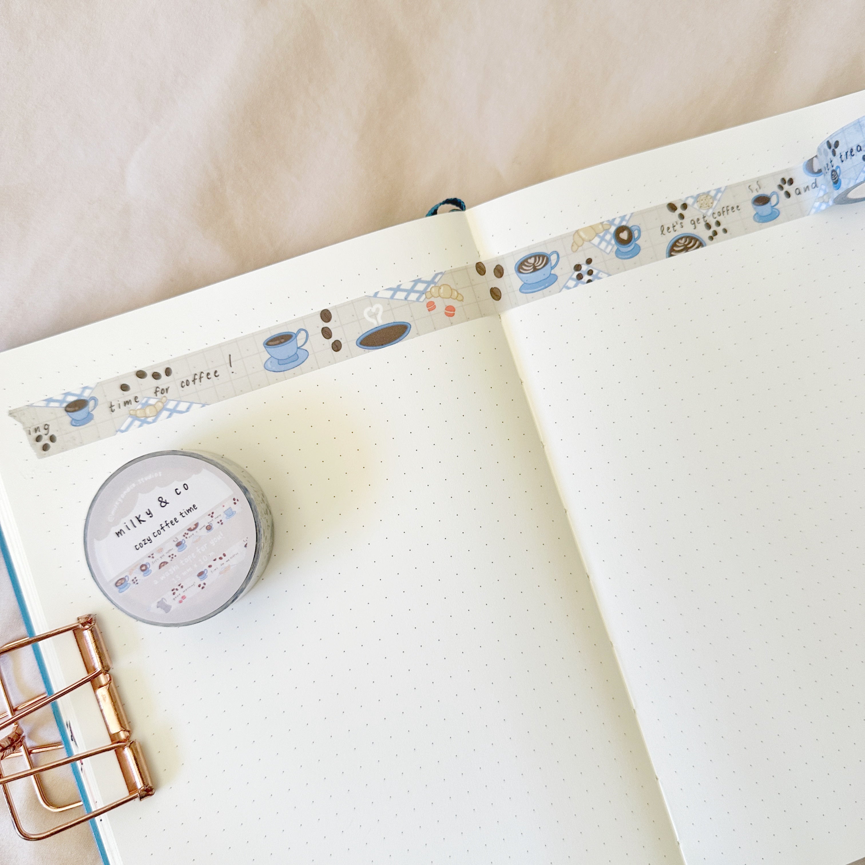 Cozy Coffee Time Washi Tape – Milky and Co. Studios